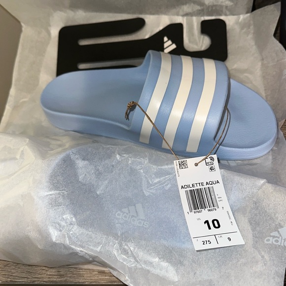 adidas | Shoes | Adidas Adilette Aqua Slides New | Poshmark
